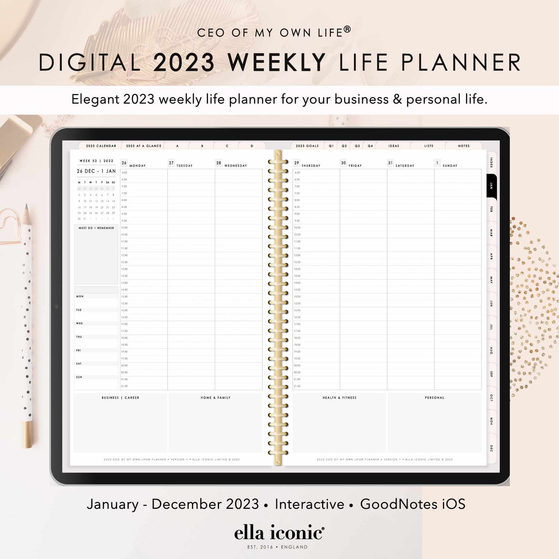 2023 Planner Guide • Ella Iconic® Blog