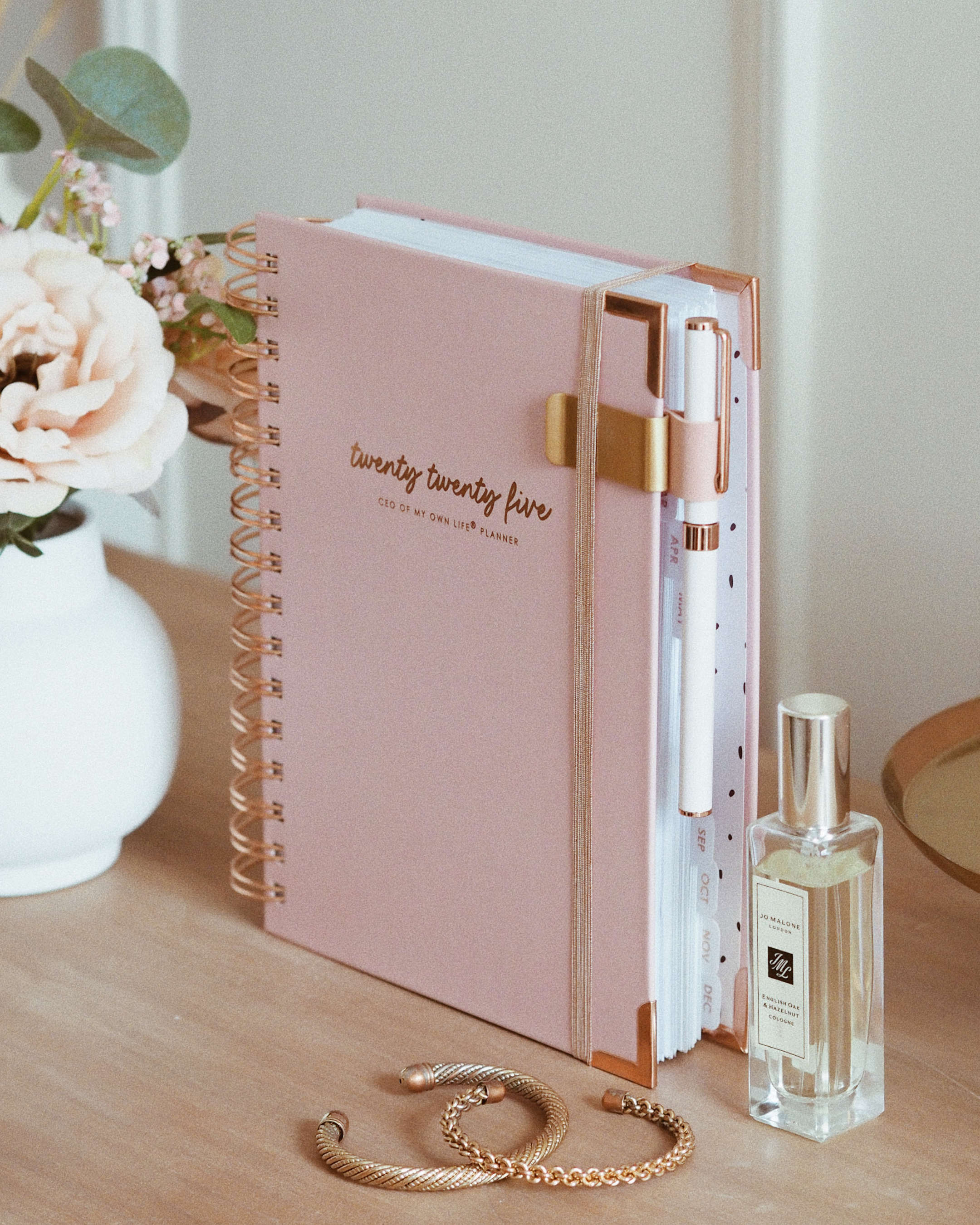 2025 Daily Life Planner • CEO of My Own Life® • Tea Rose – ellaiconic®