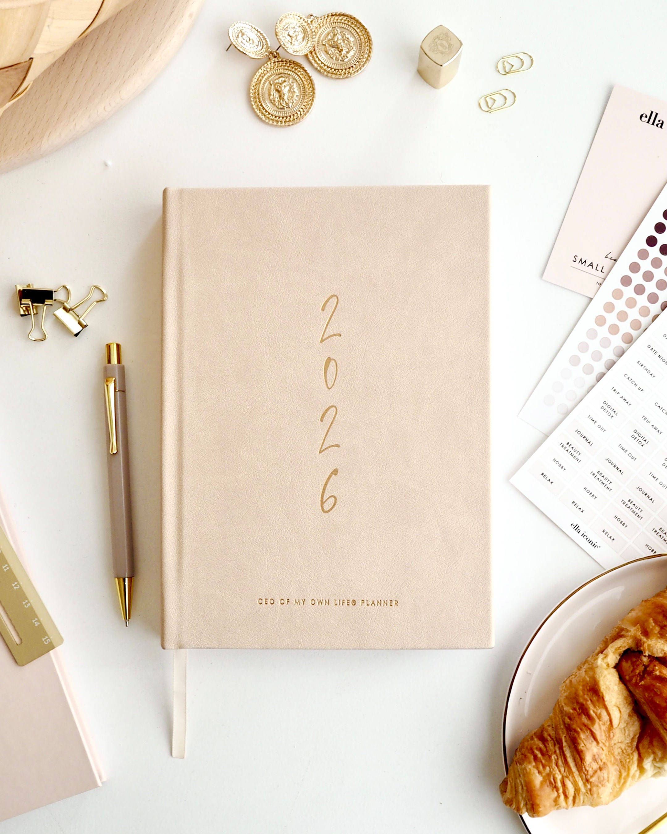 2026 Daily Life Planner • CEO of My Own Life® • Sand Dunes – ellaiconic®