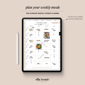 The Ultimate Digital Workout & Meal Prep Planner for GoodNotes | iPad ...