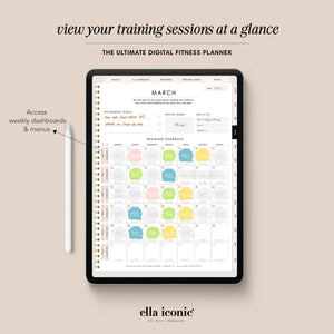 The Ultimate Digital Workout & Meal Prep Planner for GoodNotes | iPad ...