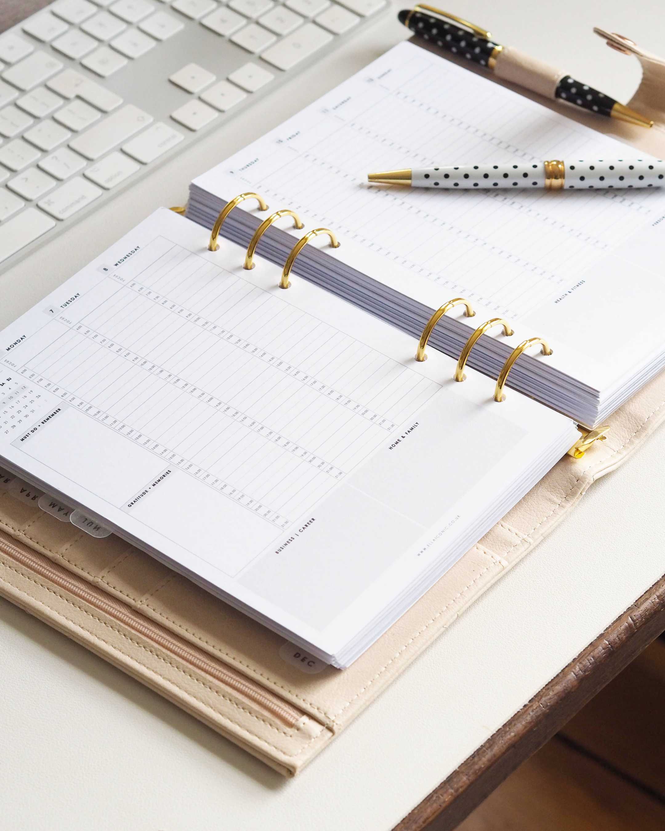 2026 Weekly Life Planner Inserts For A5 Ring Binders, Agendas – ellaiconic®